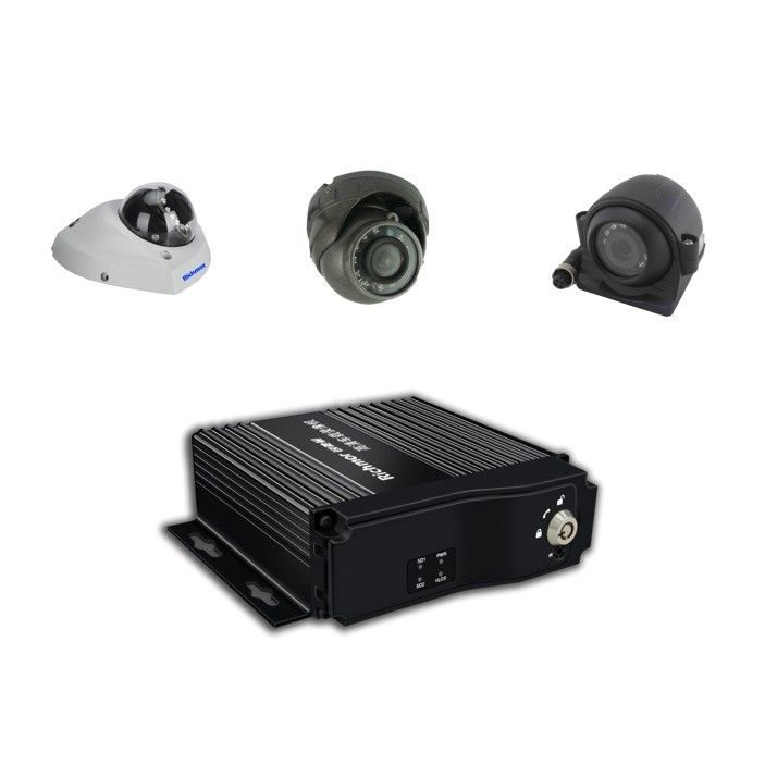 Rear View System Vehicle Solution Sd Card Mdvr 4g Wifi G Sensor Black